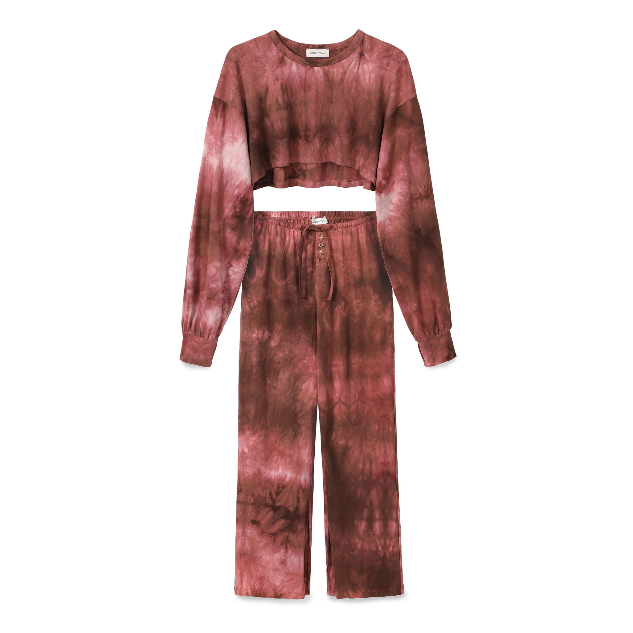 Super crop top and oversized pockets pants – Daniel Yona