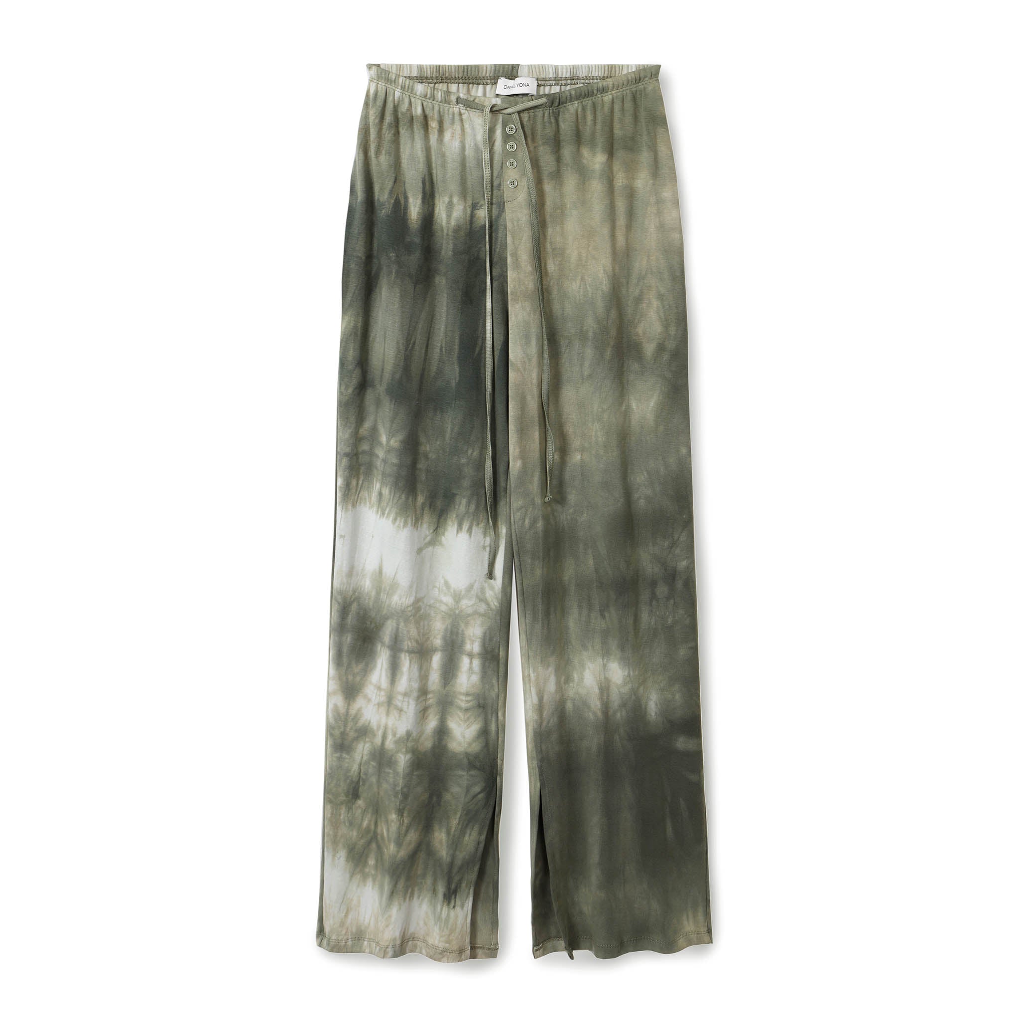 Basic oversized pants with pockets and slit – Daniel Yona